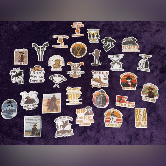 Office | 3 Yellowstone Rip Beth Dutton Sticker Bundle | Poshmark